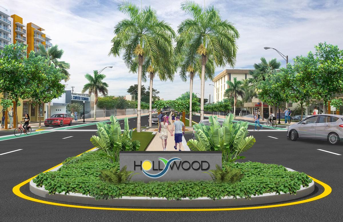 Broward MPO Complete Streets Project In Hollywood